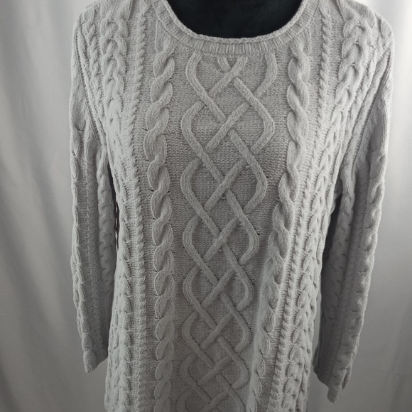 J. Jill | Sweaters | Jjill Chenille Cable Knit Pullover Sweater Sz L ...